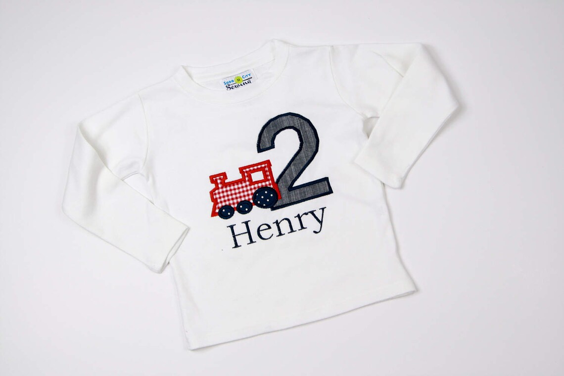 Train Birthday Shirt First Second Third Fourth Birthday - Etsy