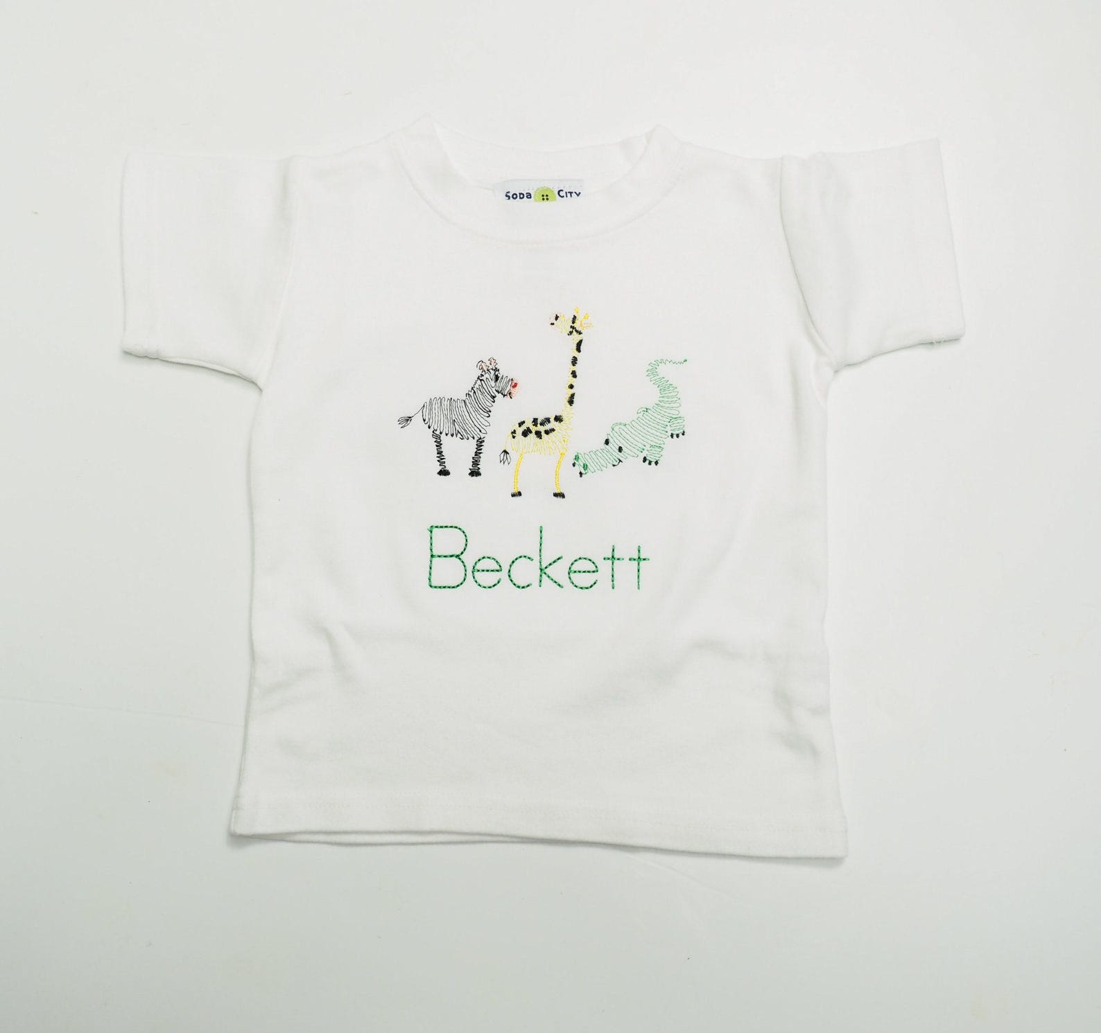 Summer Baby Clothes - Zoo Animals Outfit - Little Boy Boutique Clothes ...