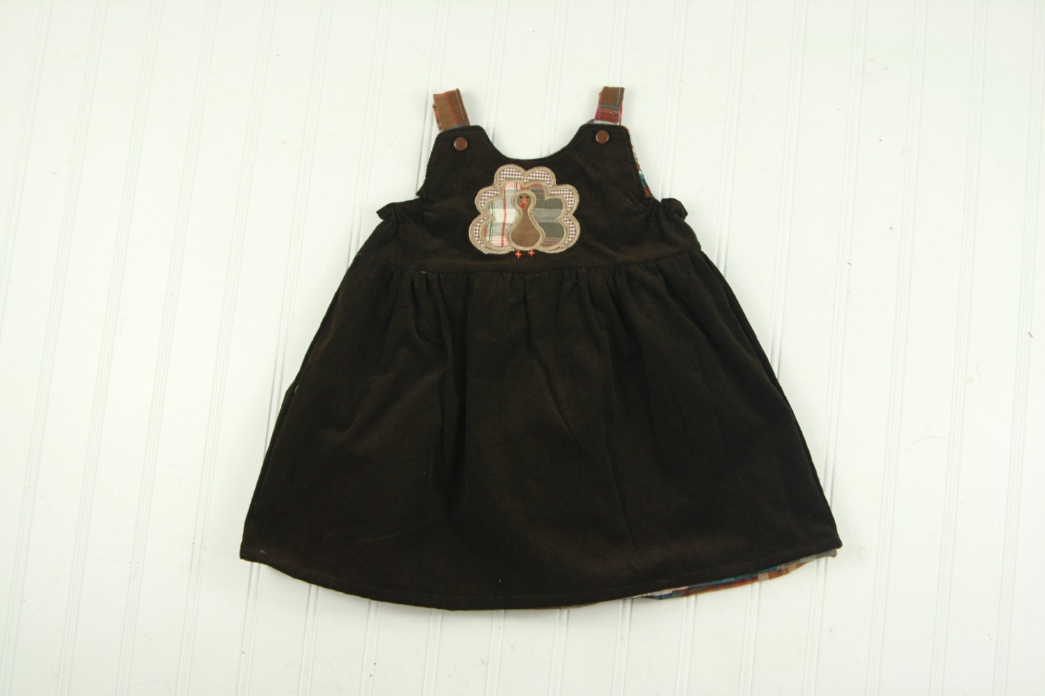 Girls Corduroy Thanksgiving Dress - Little Girls Fall Clothes - Toddler ...