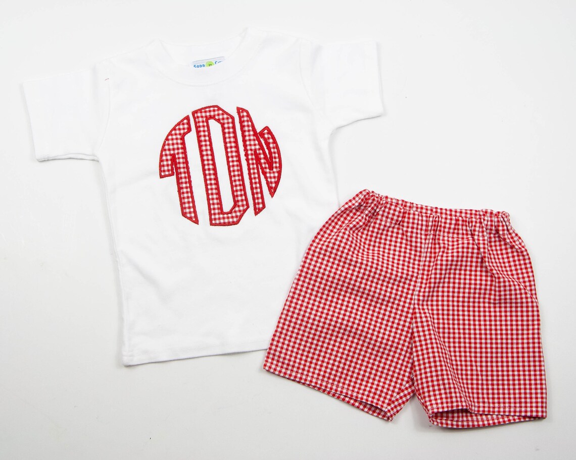 Appliqued Initial Outfits Personalized Monogrammed Shirts - Etsy