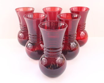 Red Glass Decor | Etsy