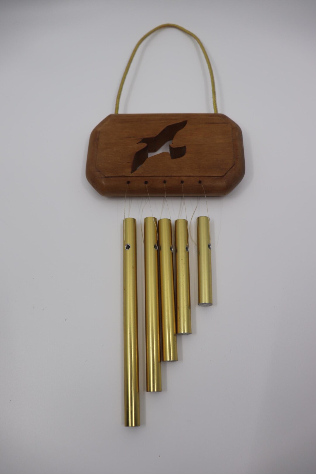 Vintage Small Wooden Wind Chime/bird Wind Chimes/seagull Wind Chimes - Etsy