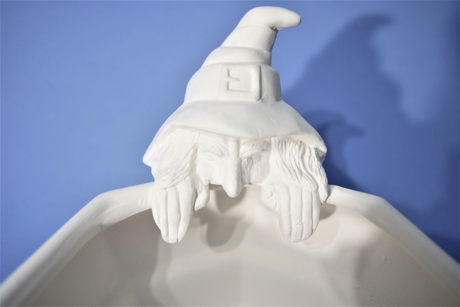 Witch Pot Ready to Paint .witches Unpainted Pot. Ceramic - Etsy