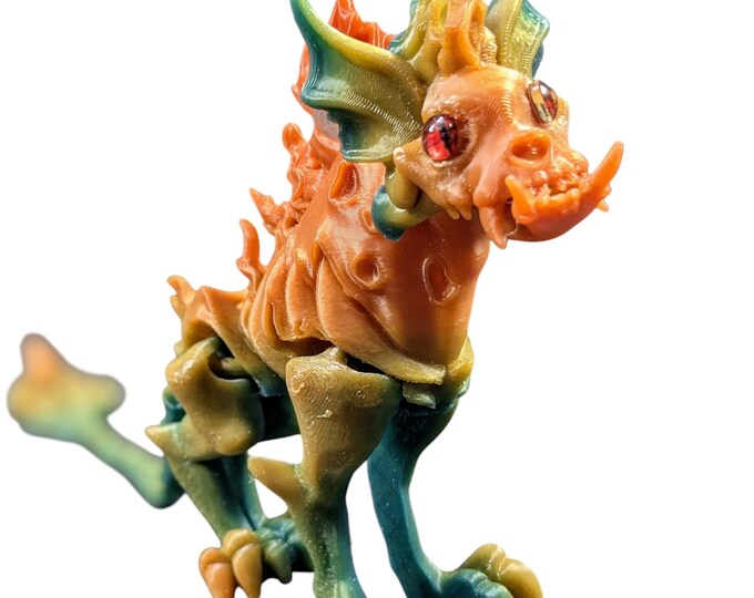 3d Printed Hell Dog. Flexible 3d Printed Devil Dog.3d Printed Hellhound ...