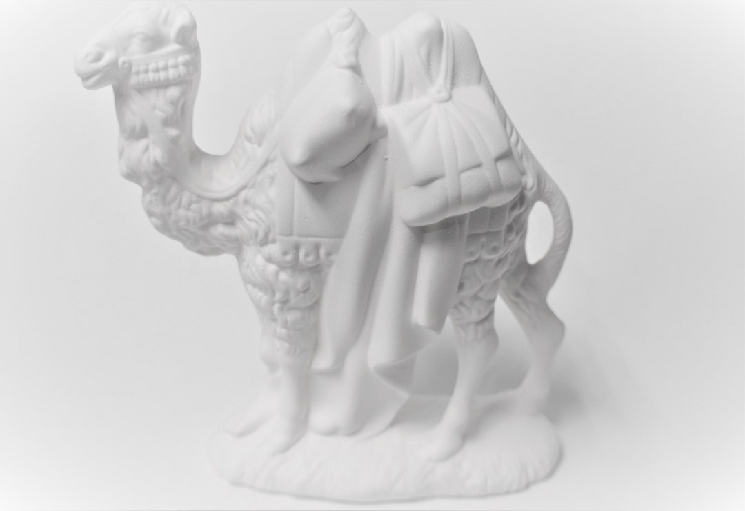 Camel Ready to Paint.scioto Ceramic Camel U-painted.nativity Camel ...
