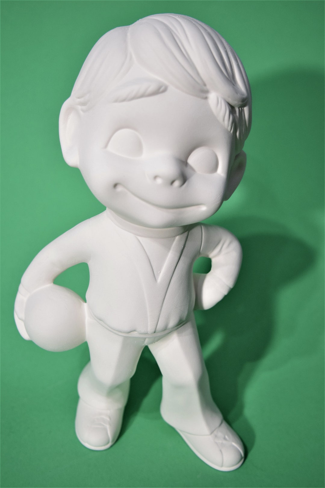 Smiley Bowler Ready to Paint.ceramic Bisque Bowling Smiley Figurine ...