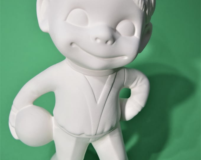 Smiley Bowler Ready to Paint.ceramic Bisque Bowling Smiley Figurine ...