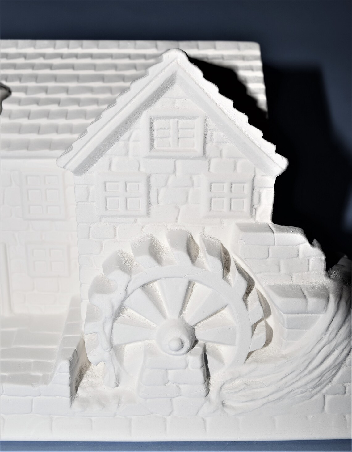 Ready to Paint Water Mill House. Unpainted Ceramic Bisque - Etsy