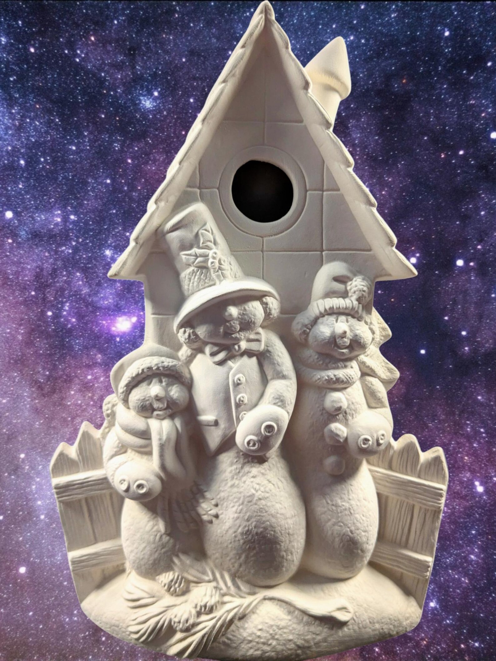 Ready to Paint Kimple Snowman Family. Vintage Kimple Ceramic Molds ...