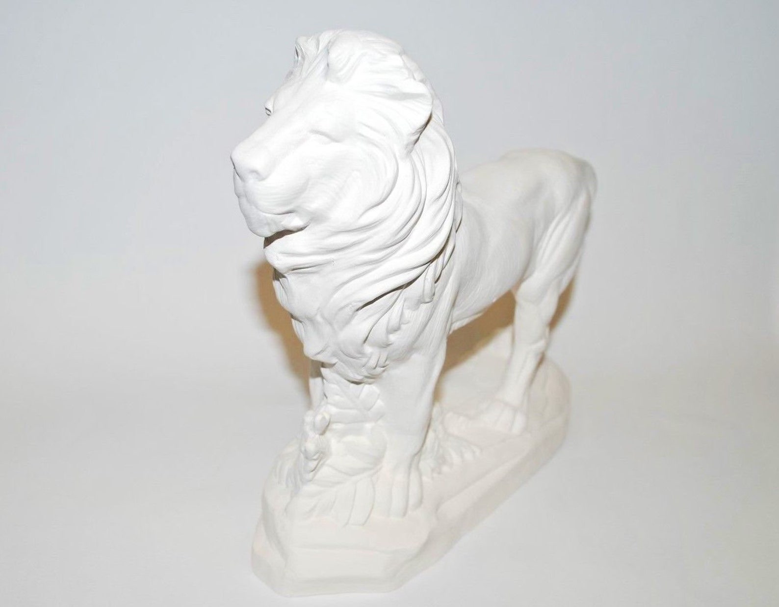 Ready-to-paint Lion.ceramic Lion.handmade Ceramic Bisque Lion.paint ...