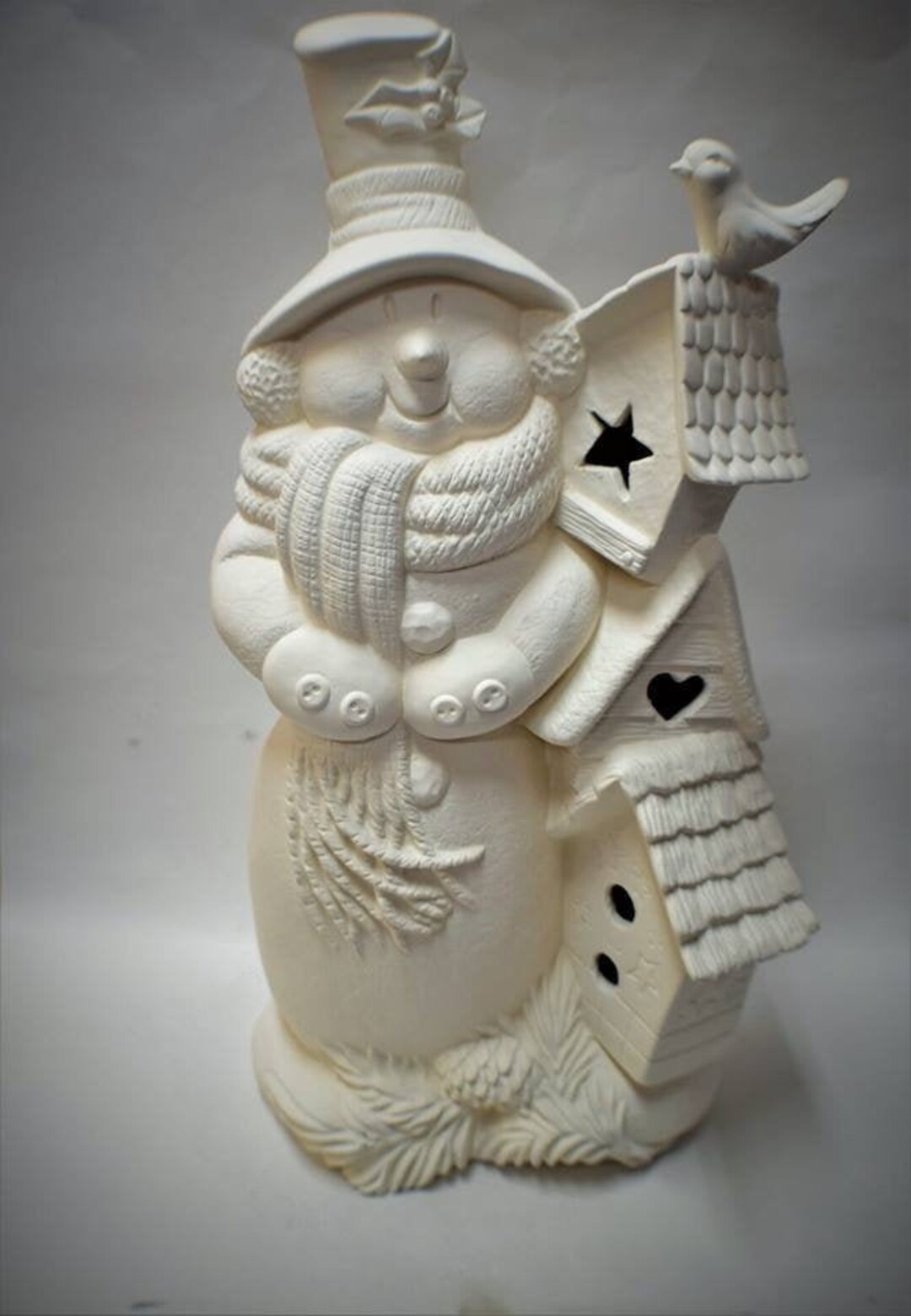 Large Snowman Ready to Paint. Beautiful U-painted Ceramic - Etsy