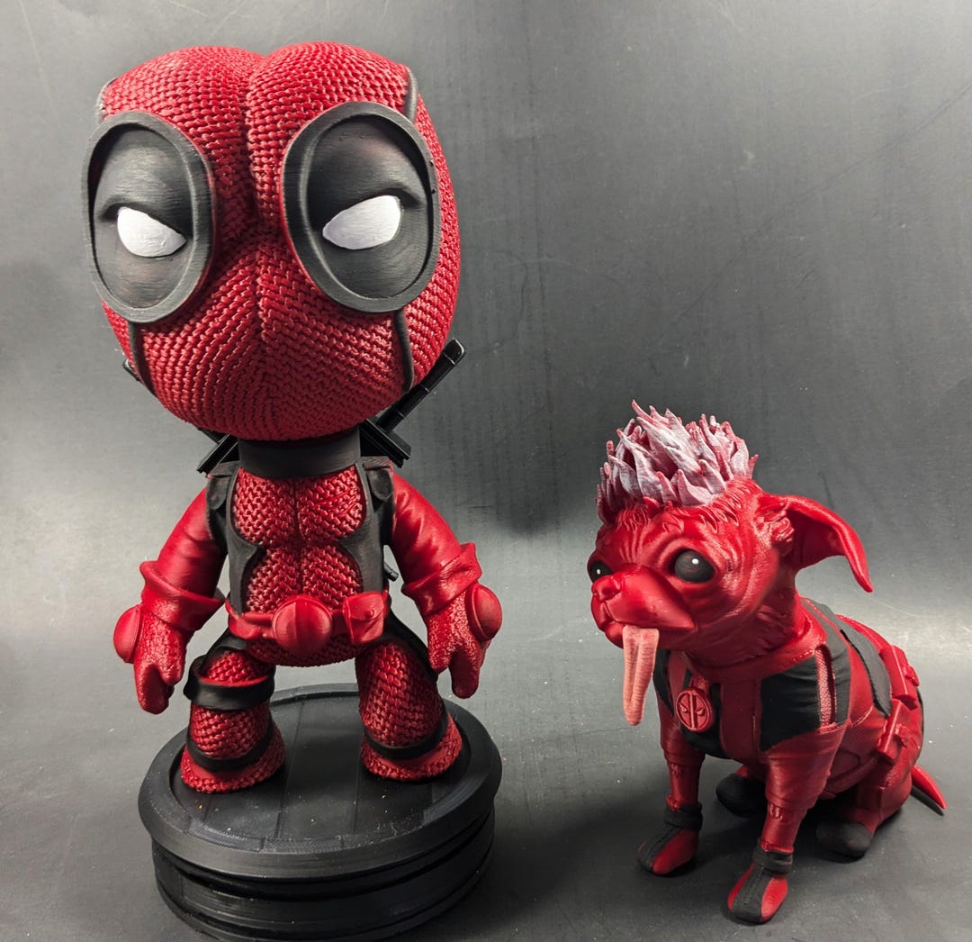 3dprintedpainted Marvel Legends Deadpool Dogpool Action Figure ...