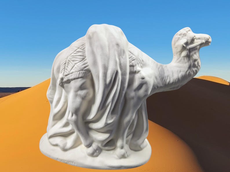 Nativity Camel Ready to Paint. Ceramic Bisque Camel 5" Tall. Unfinished ...