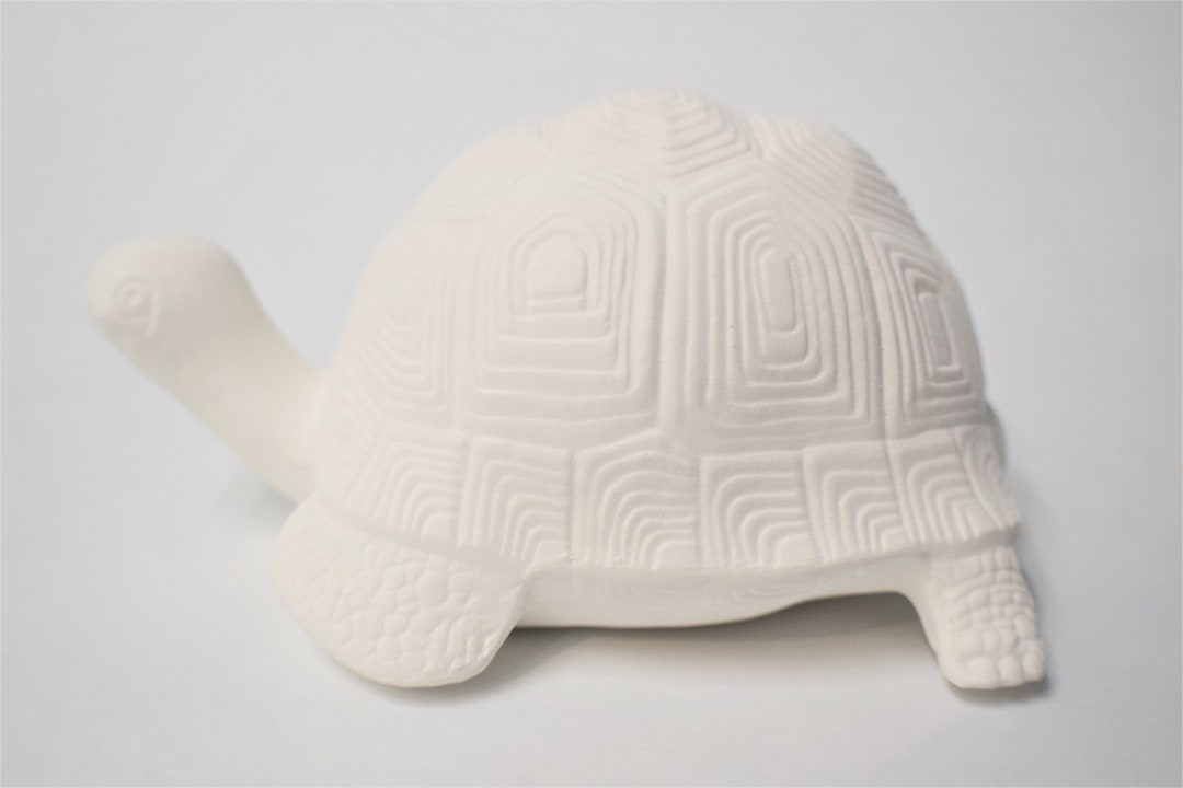 Turtle Bisque .ceramic Bisque Turtle .ready to Paint Turtle Figurine ...