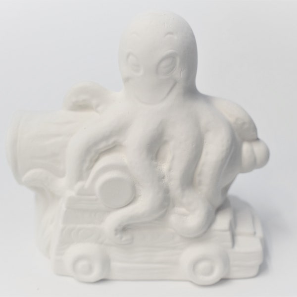 Ceramic Octopus to Paint - Etsy