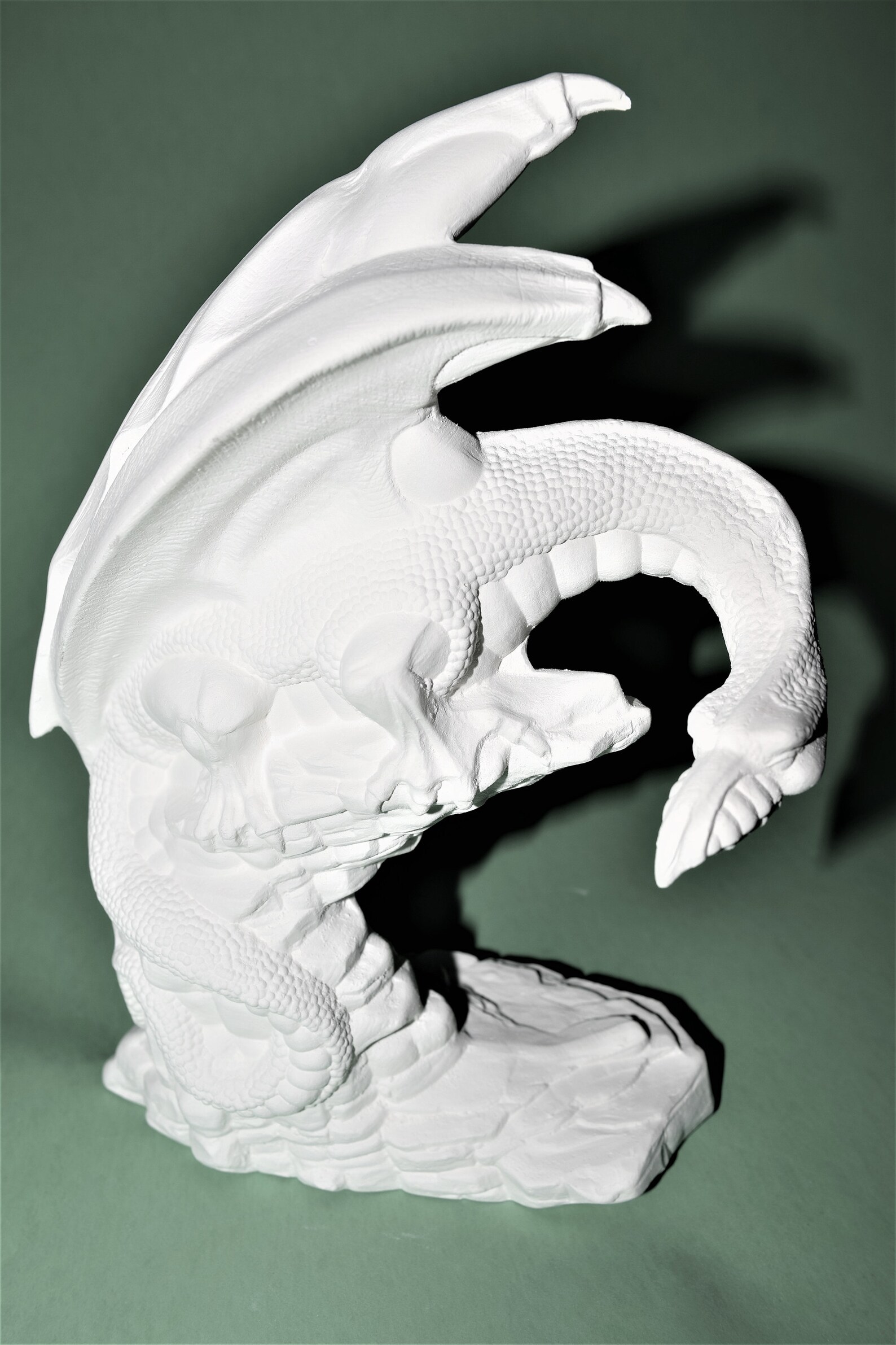 Dragon. Ready to Paint Dragon on a Rock. Unpainted Ceramic - Etsy