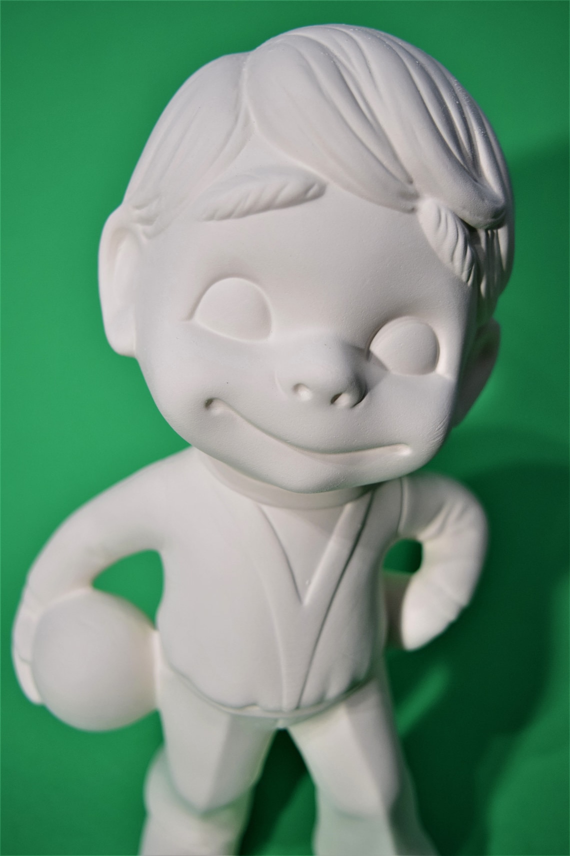 Smiley Bowler Ready to Paint.ceramic Bisque Bowling Smiley Figurine ...