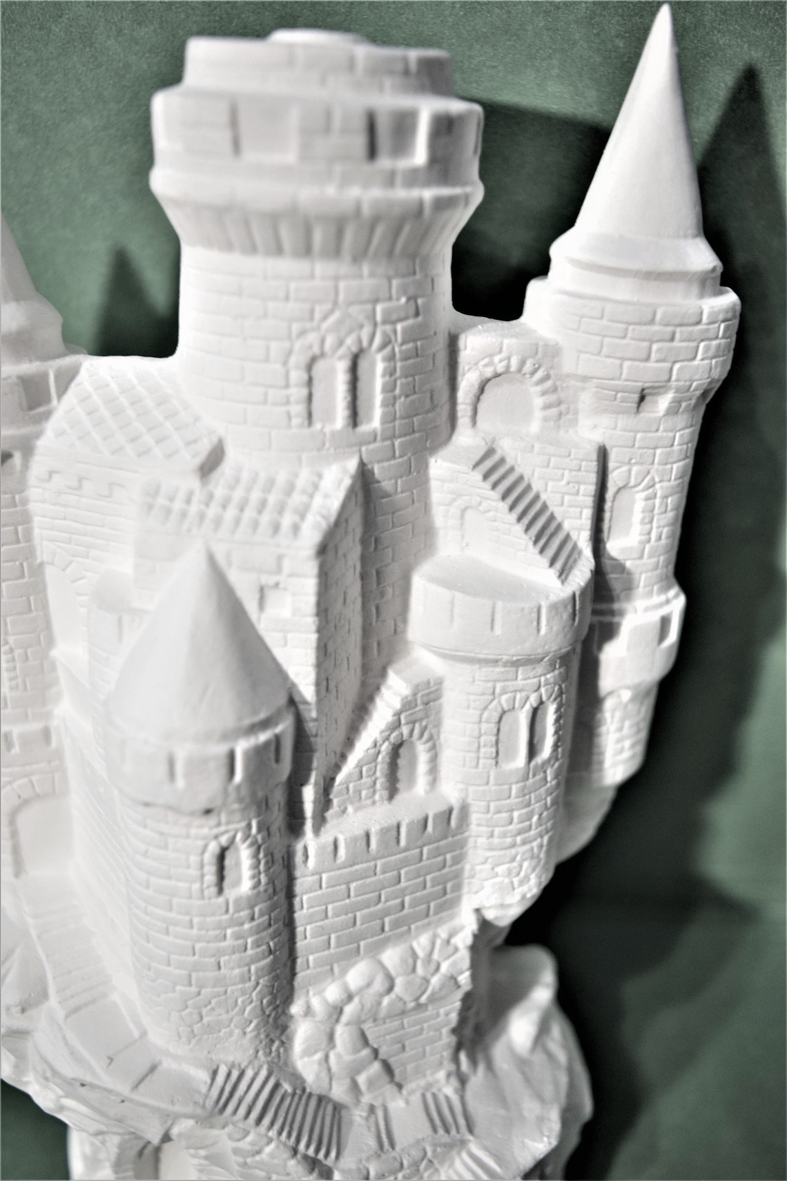 Castle. Ready to Paint Ceramic Bisque Castle. U-painted Ceramic Castle ...
