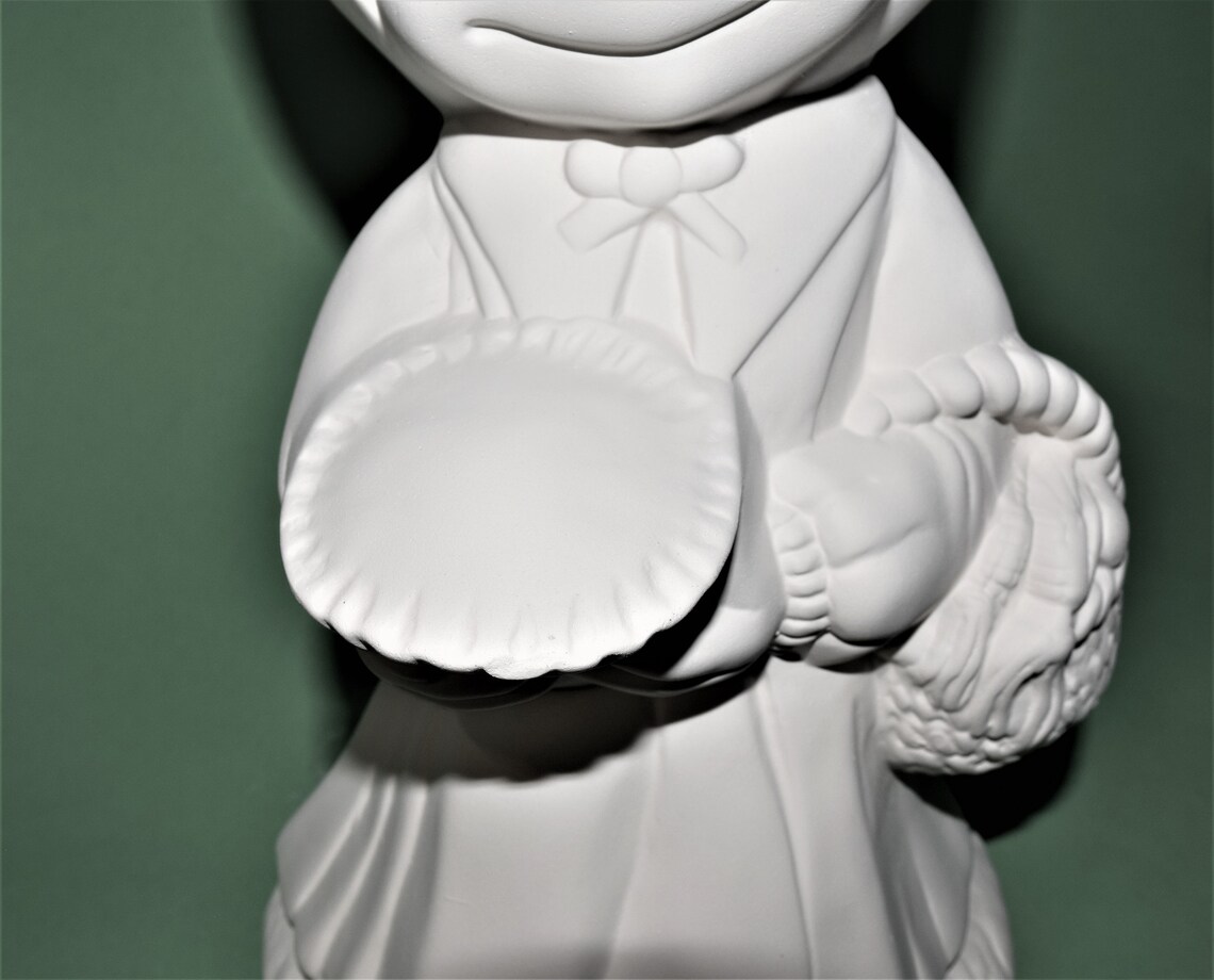 Smiley Pilgrim Unpainted. Ceramic Bisque Ready to Paint Smiley - Etsy