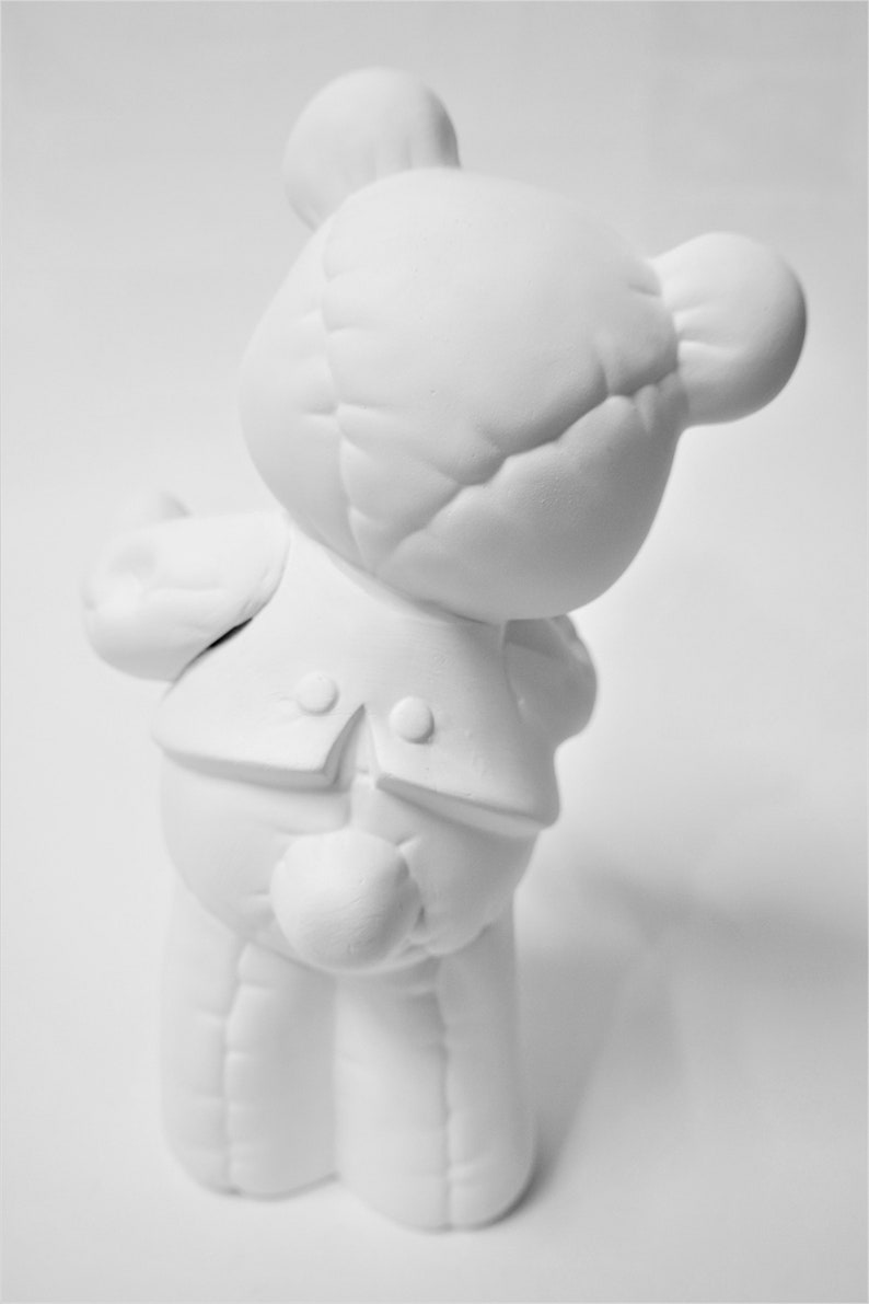 Teddy Bear Ready to Paint.large Teddy Bear U-painted.ceramic Bisque ...