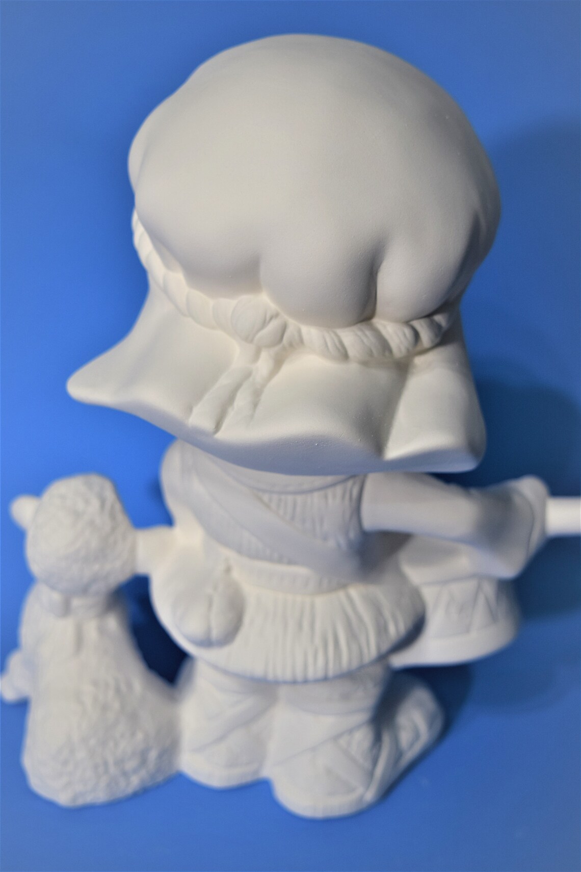 Shepherd Figurine Ready to Paint. Atlantic Shepherd Mold U-painted ...