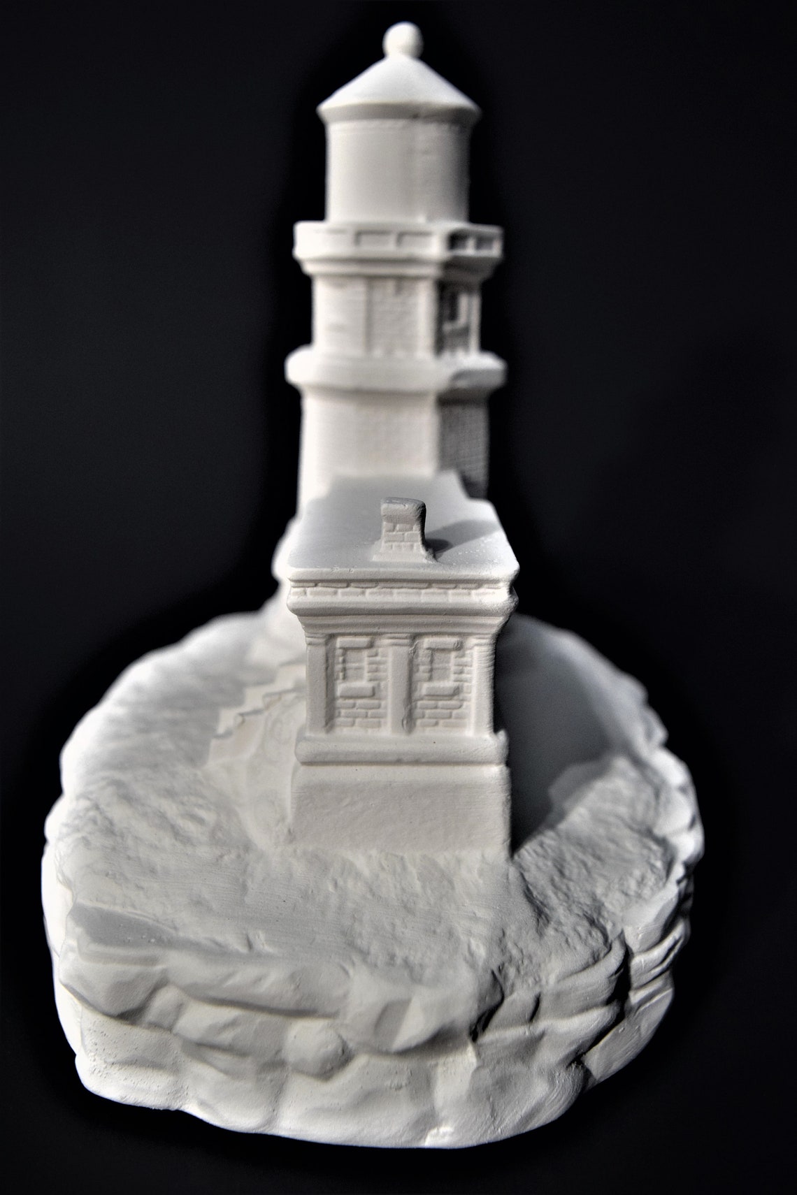 Lighthouse Scene Ready to Paint. Ceramic Bisque U-paint - Etsy