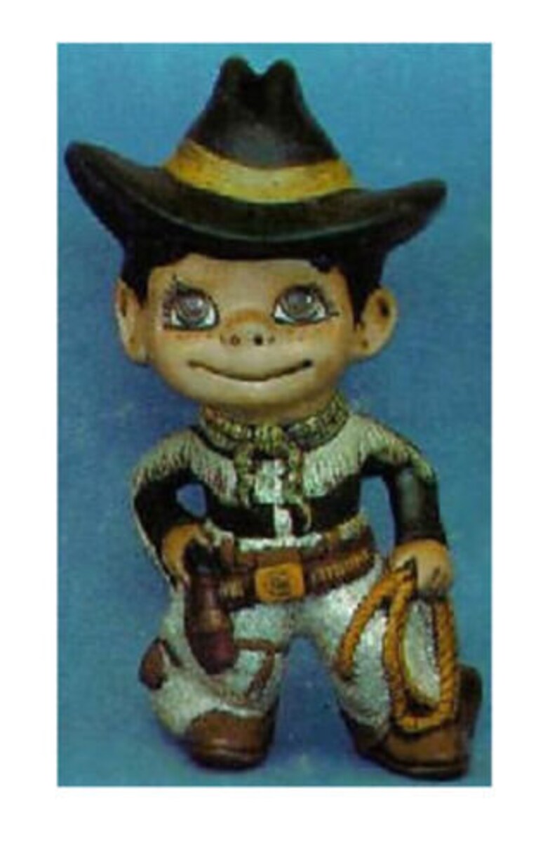 Ready to Paint Atlantic Smiley Cowboy Figurine. Painting Your Own ...