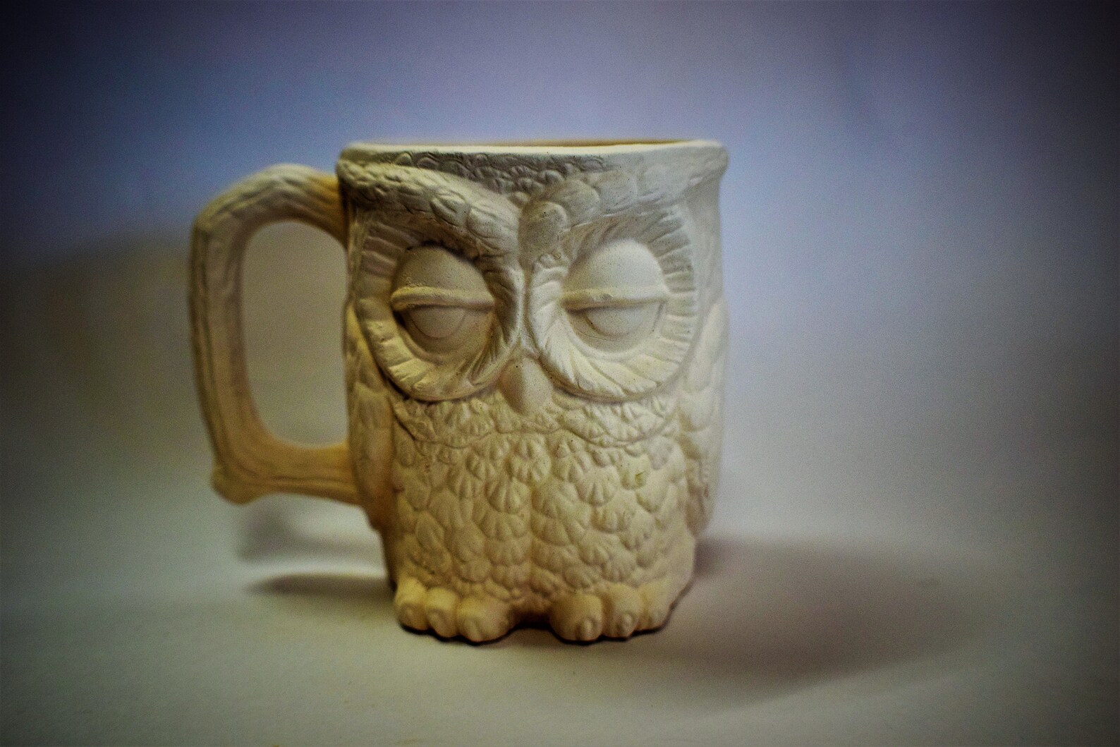 Ceramic Owl Mug.handmade Ceramic Mug. Unfinished Ceramics.ready to ...