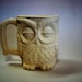 Ceramic Owl Mug.handmade Ceramic Mug. Unfinished Ceramics.ready to ...