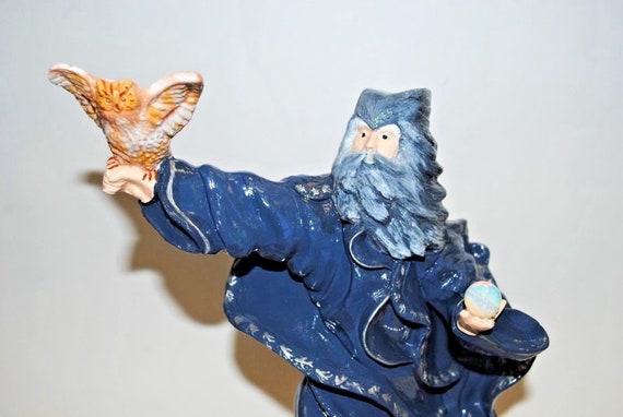 Winter Wizard.ceramic Wizard. Ceramic Wizard Statue.handmade - Etsy