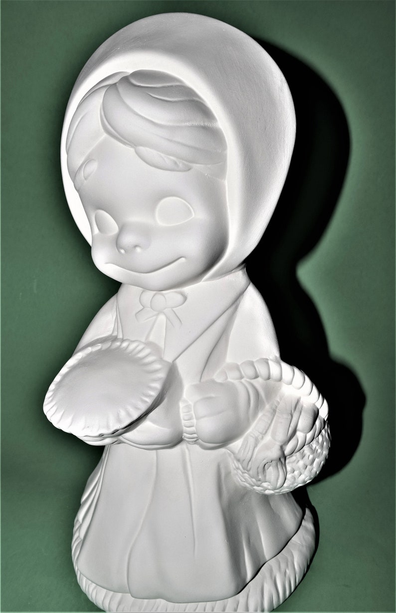 Smiley Pilgrim Unpainted. Ceramic Bisque Ready to Paint Smiley - Etsy