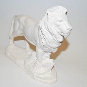 Ready-to-paint Lion.ceramic Lion.handmade Ceramic Bisque Lion.paint ...
