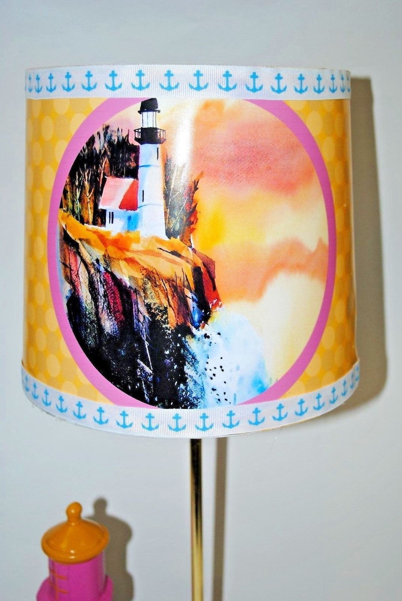 Table Lamp Lighthouse. Handmade Lighthouse. Ceramic Lighthouse Table ...