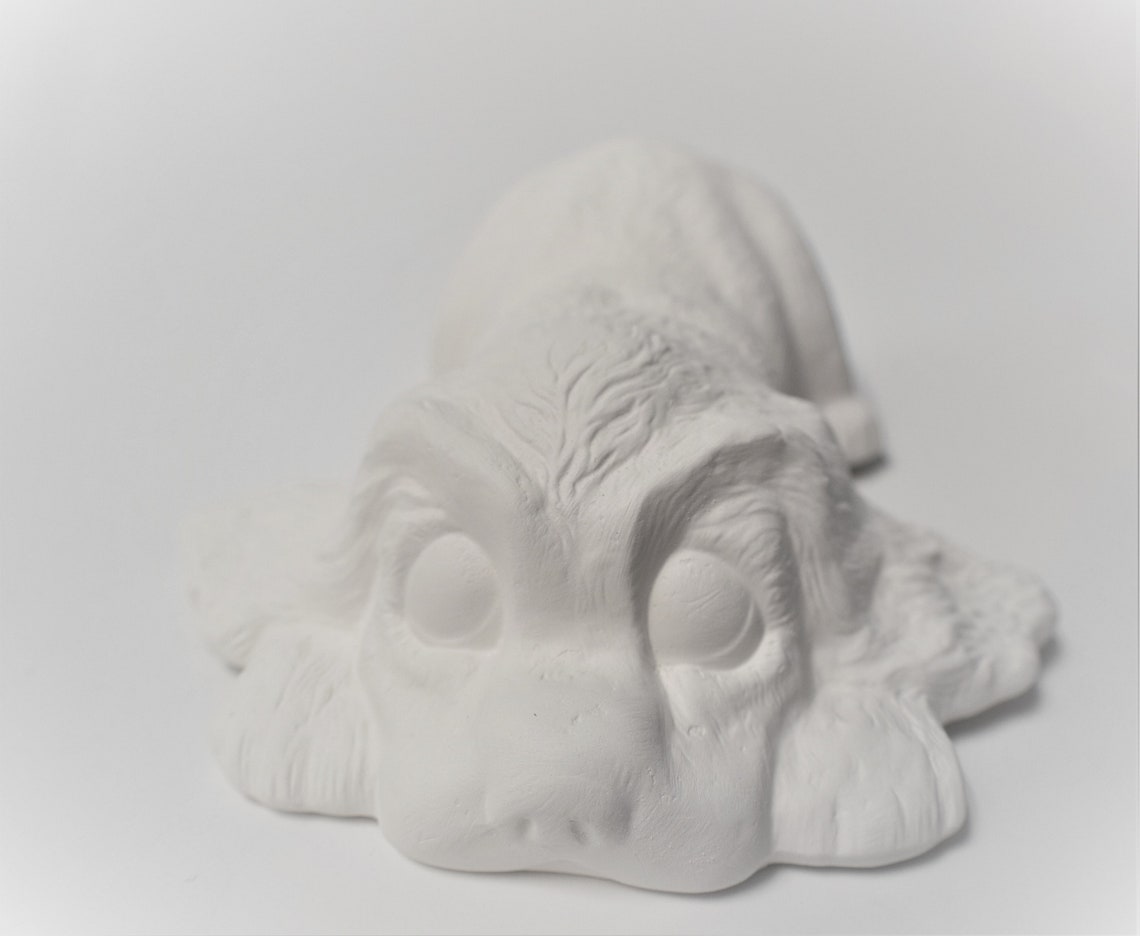 Dog.dog U-painted.ready to Paint Ceramic Bisque Dog.unfinished Ceramic ...