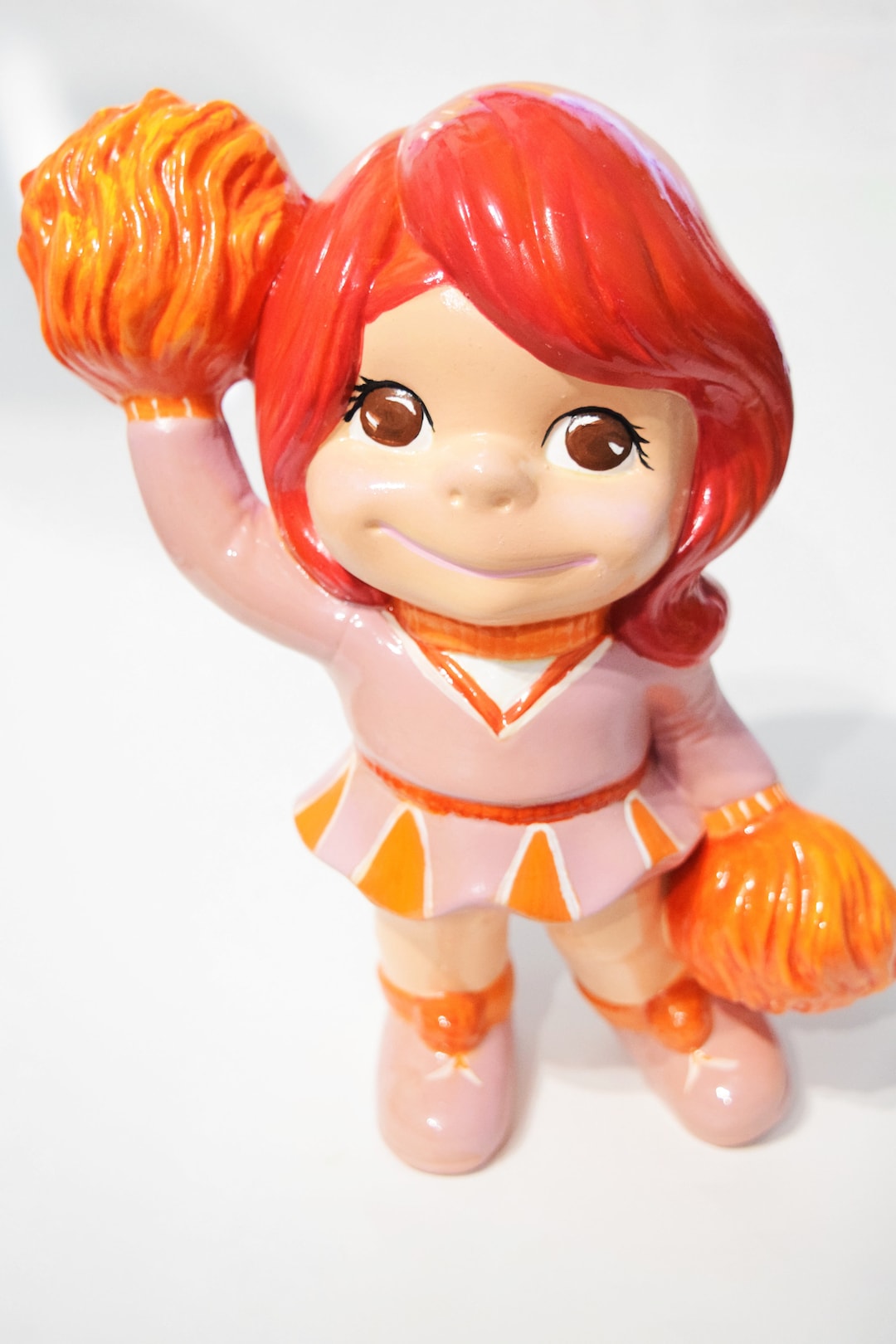 Atlantic Cheerleader Smiley. Finished Smiley Figurine. Painted Atlantic ...