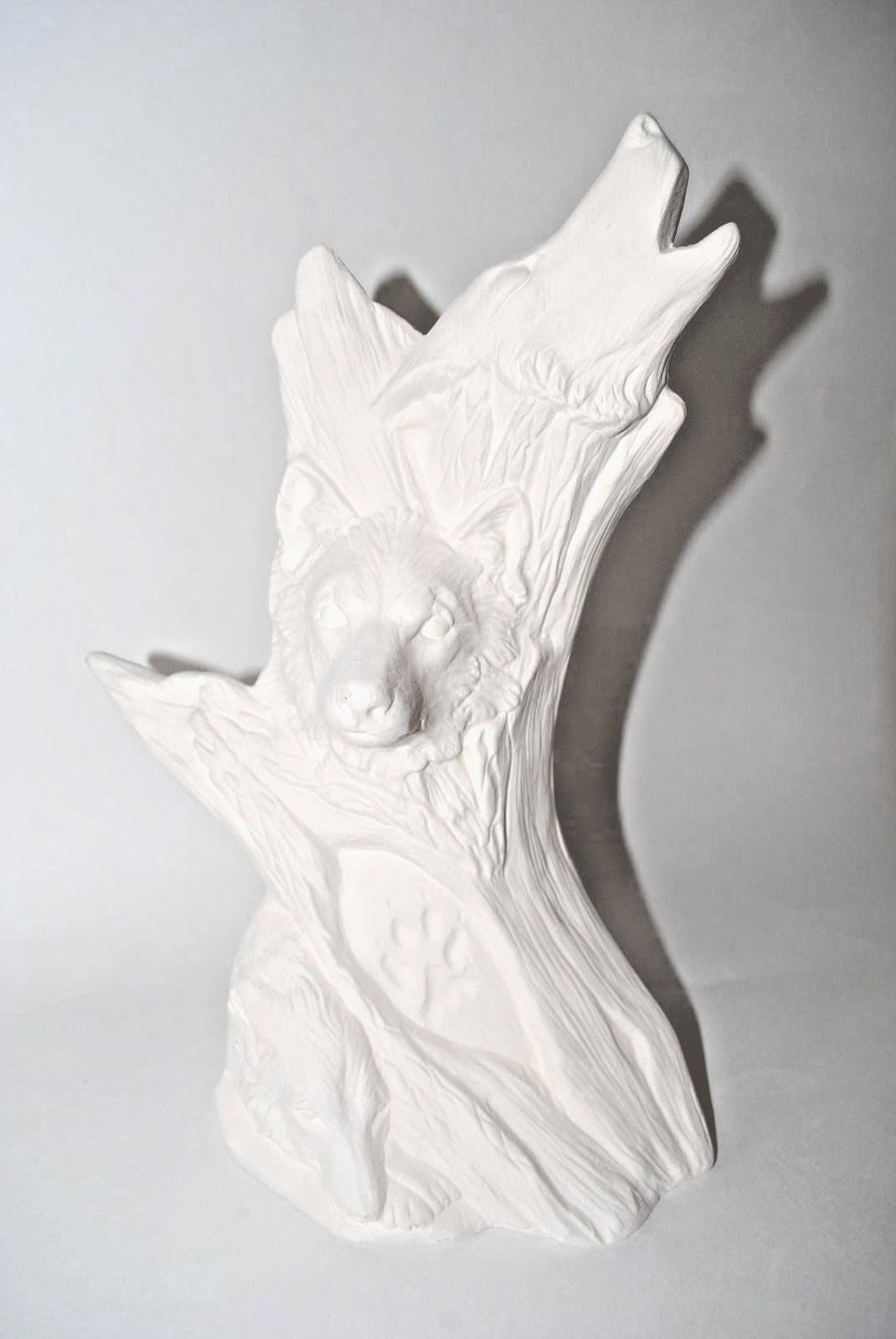 Ceramic Bisque.wolf.wolf Bisque.ceramic Bisque Ceramic Wolf.wolf Head ...