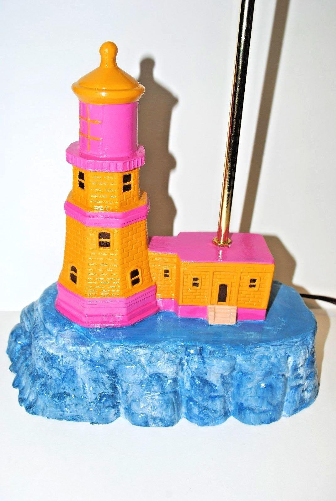 Table Lamp Lighthouse. Handmade Lighthouse. Ceramic Lighthouse Table ...