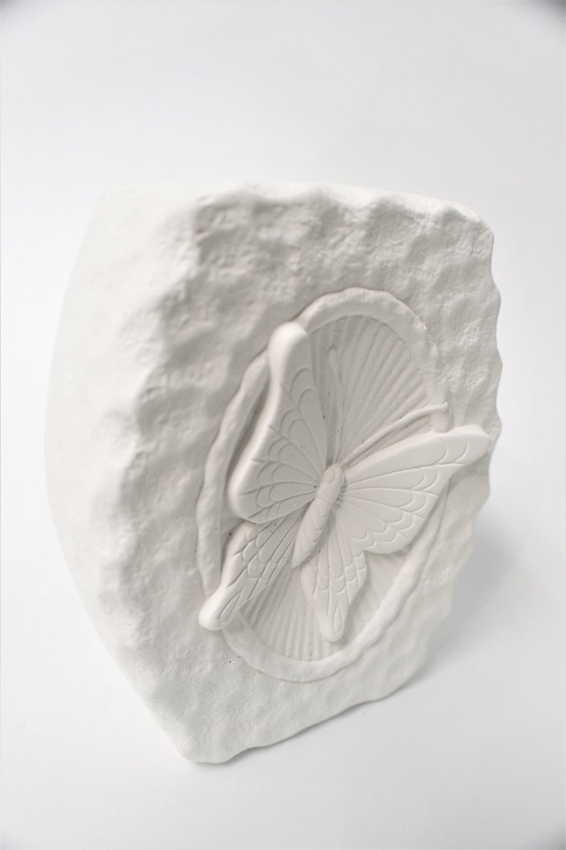Butterfly Vase Ready to Paint.ceramic Bisque Unpainted Vase.butterfly ...