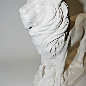 Ready-to-paint Lion.ceramic Lion.handmade Ceramic Bisque Lion.paint ...