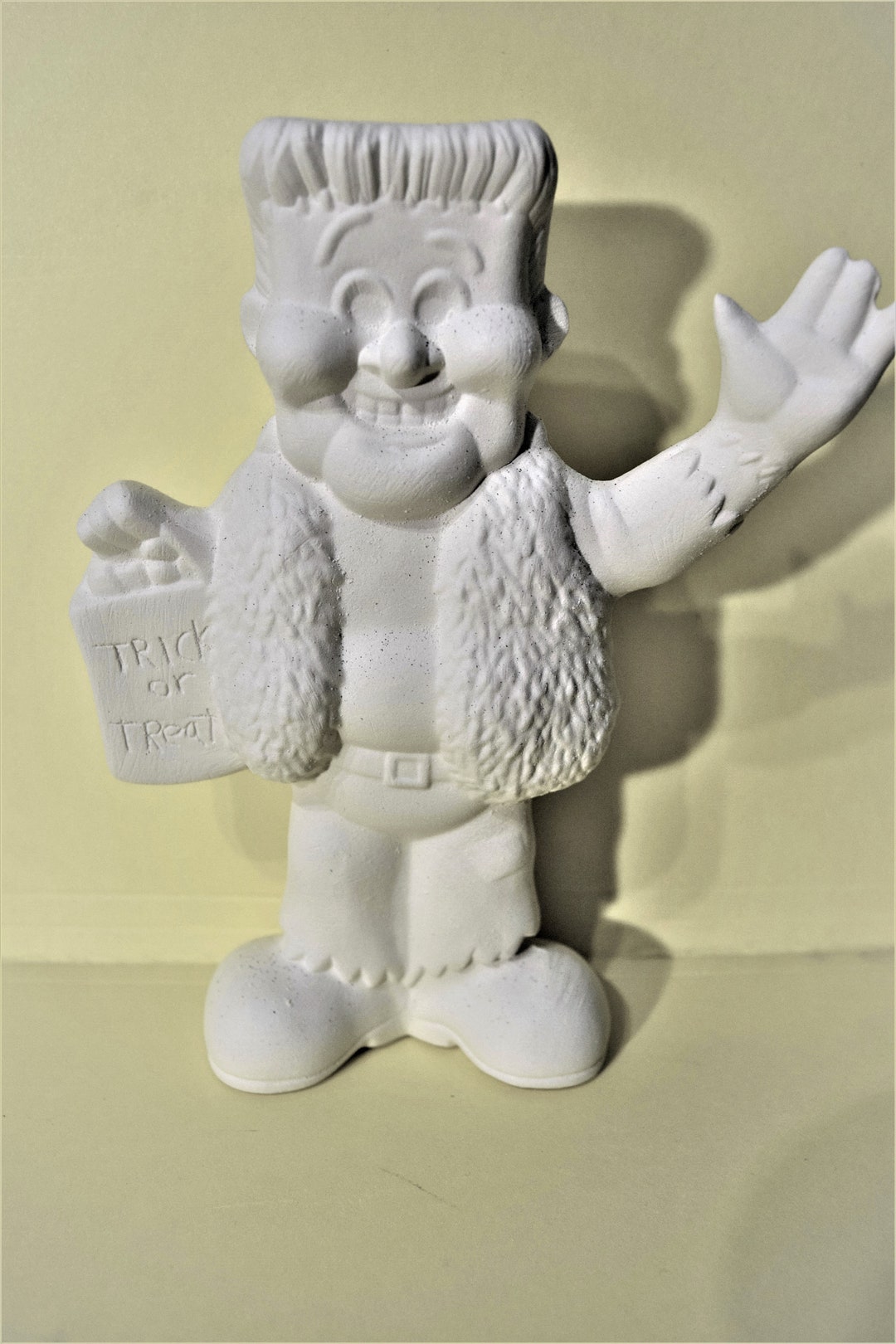 Frankenstein Figurine. Ready to Paint Frankenstein .unpainted Ceramic ...