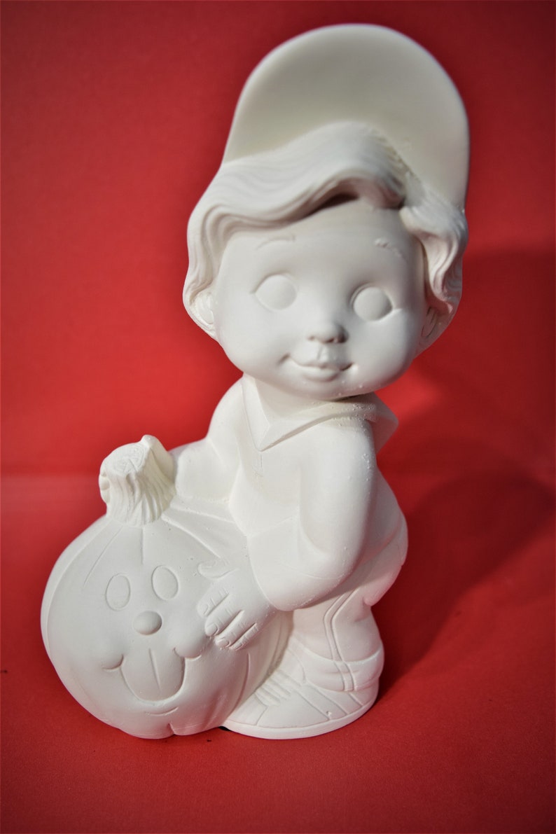 Ready to Paint Ceramic Boy Sweet Tot. Ceramic Unfinished Boy With ...