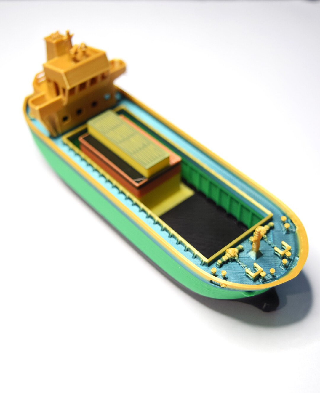 3D Printed Cargo Ship.3d Printed Toy Boat. PLA Toys.olgas Treasures ...