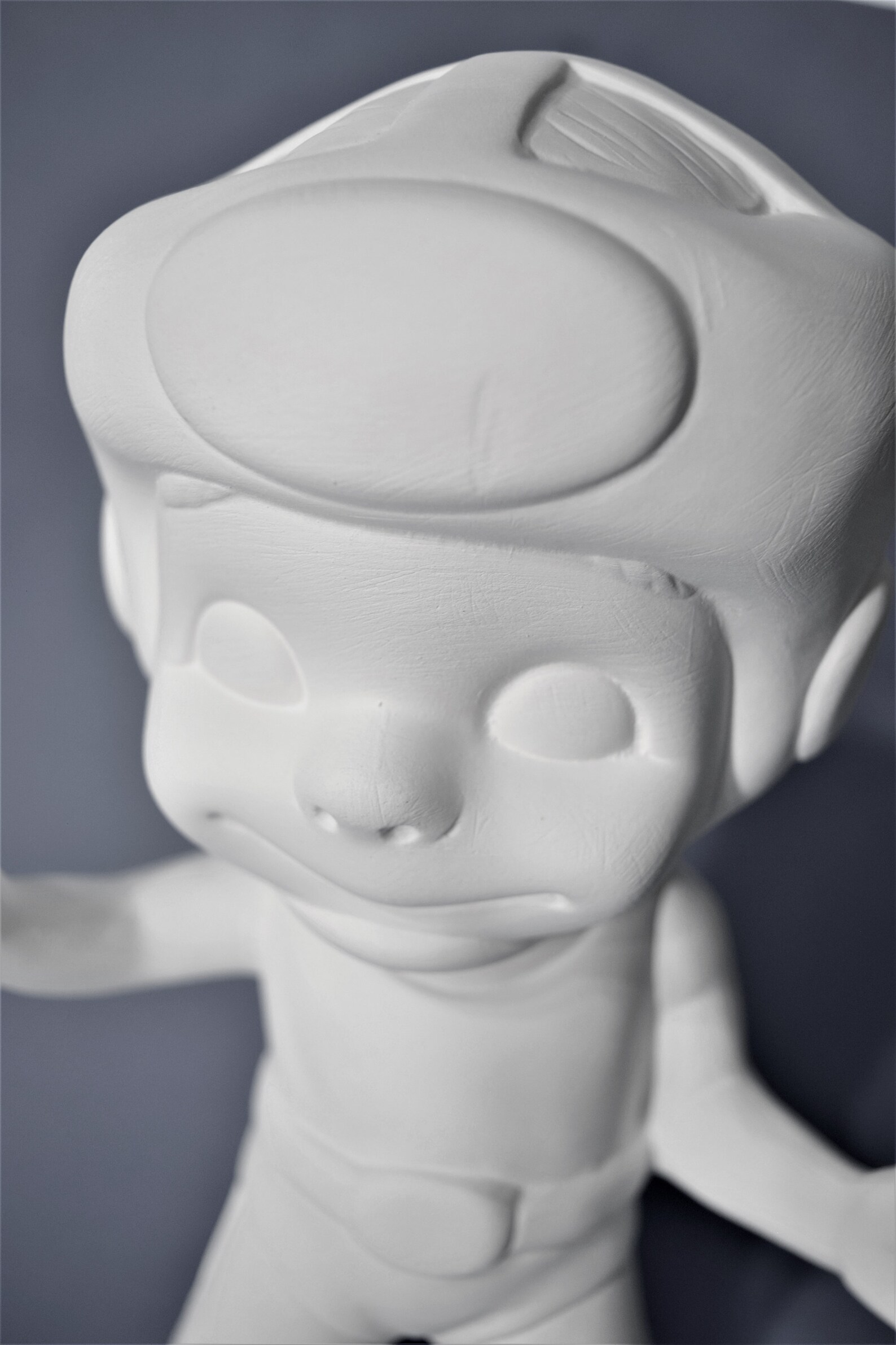 Ready to Paint Vintage Ceramic Mold Wrestler Smiley Figurine. - Etsy