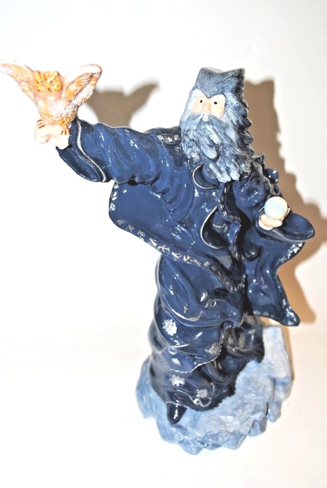 Winter Wizard.ceramic Wizard. Ceramic Wizard Statue.handmade - Etsy