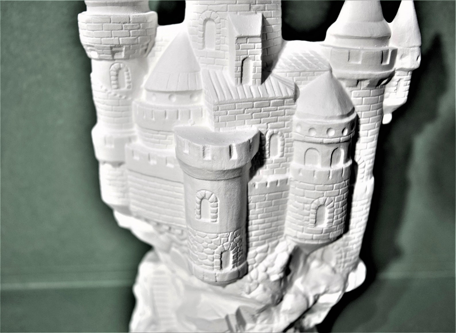 Castle. Ready to Paint Ceramic Bisque Castle. U-painted Ceramic Castle ...