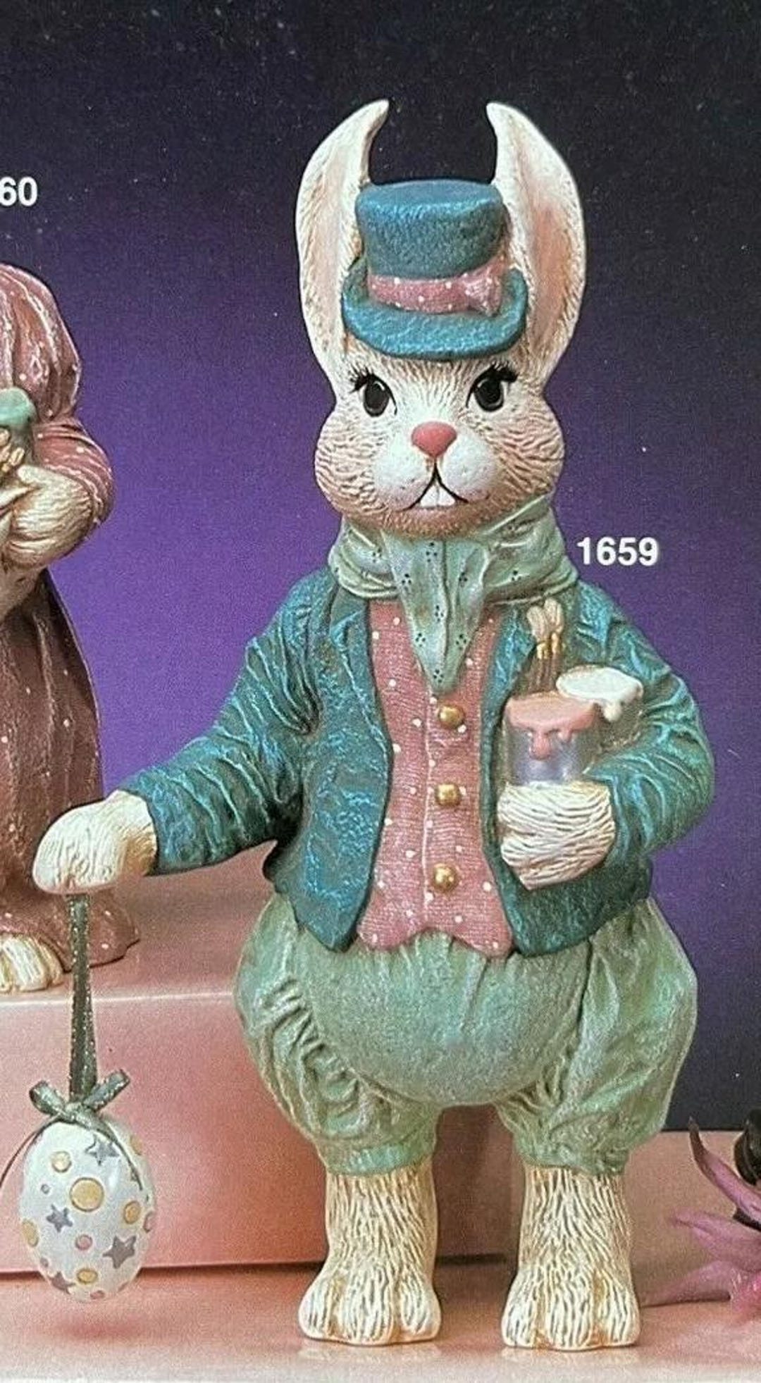 Mr. Rabbit Ready to Paint. Unpainted Ceramic Bisque. Kimple Ceramic ...