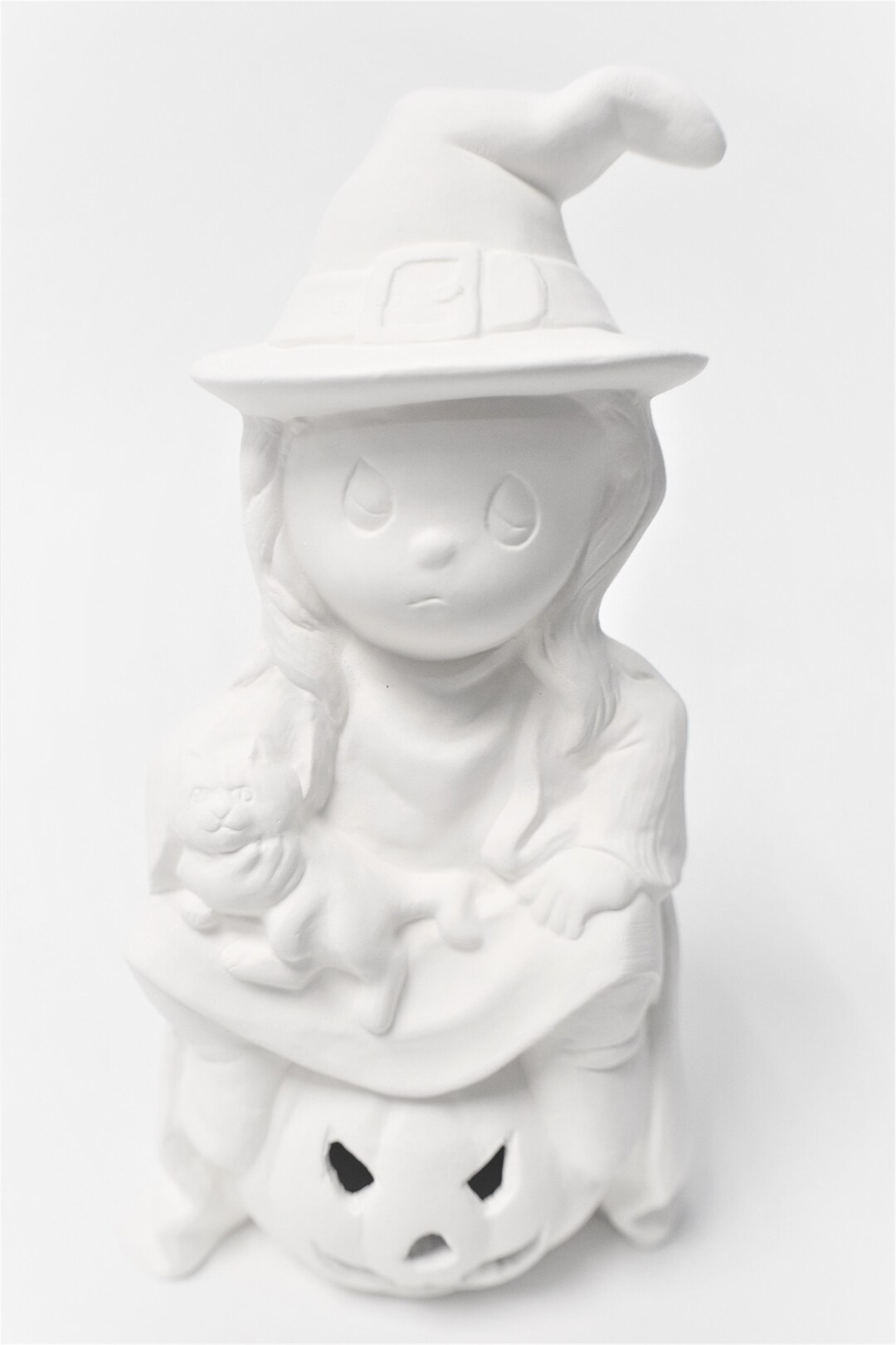 Halloween Witches.witch Unpainted. Ceramic Bisque Witche.little Girl ...