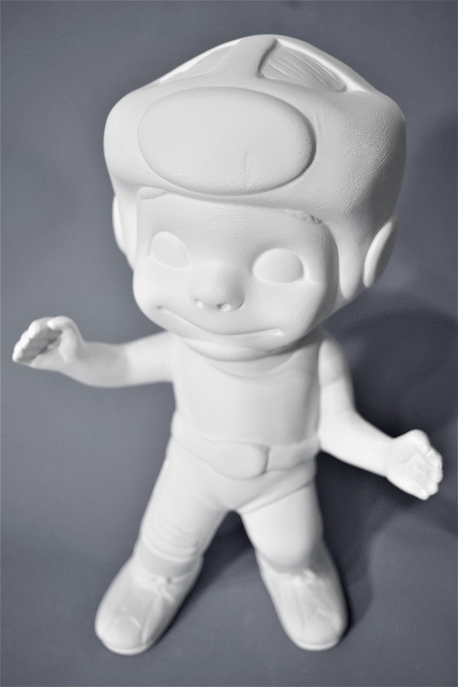 Ready to Paint Vintage Ceramic Mold Wrestler Smiley Figurine. - Etsy