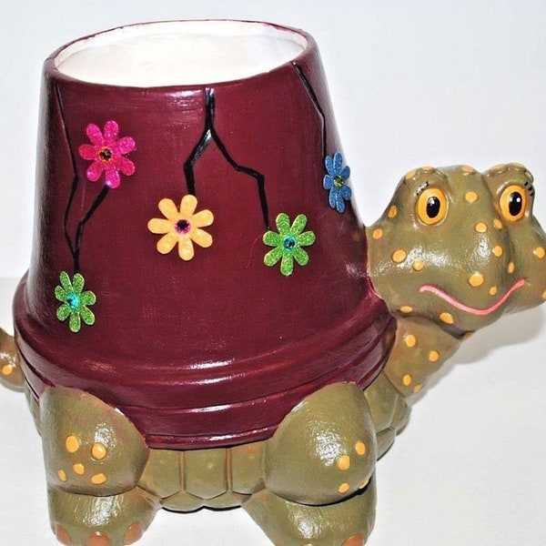 Turtle Pot - Etsy