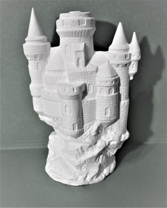Castle. Ready to Paint Ceramic Bisque Castle. U-painted - Etsy